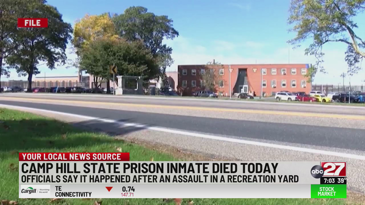 SCI-Camp Hill inmate dies after assault; authorities SCI-Camp Hill inmate dies after assault; authorities