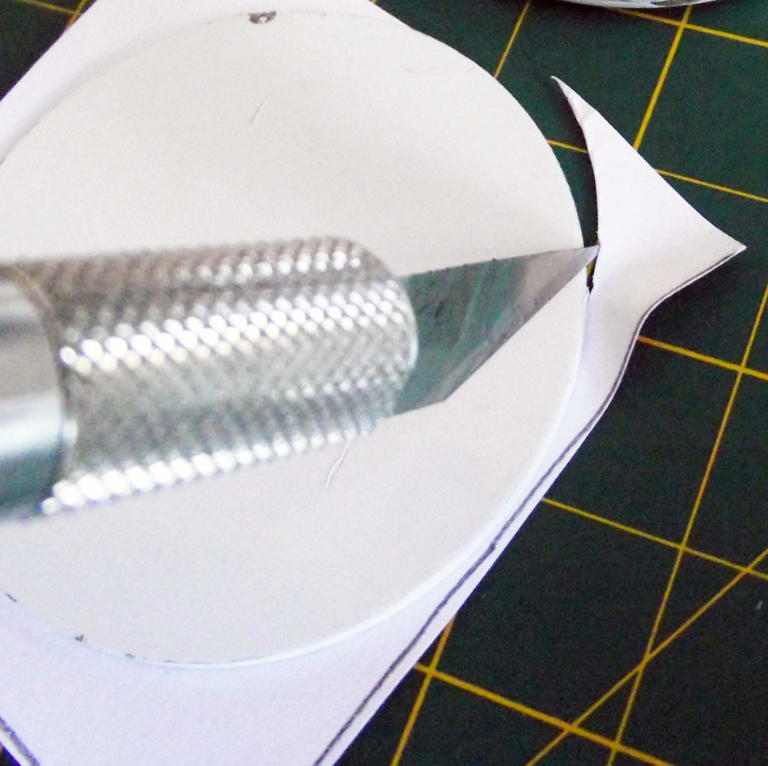 DIY Kitchen Cabinet Hardware with Mod Podge