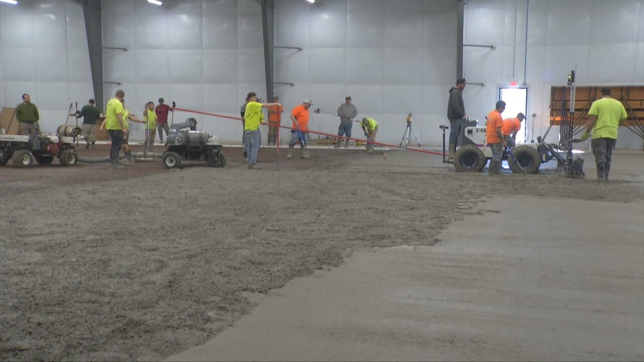 Brandon ice rink taking shape, expecting ice in about a month