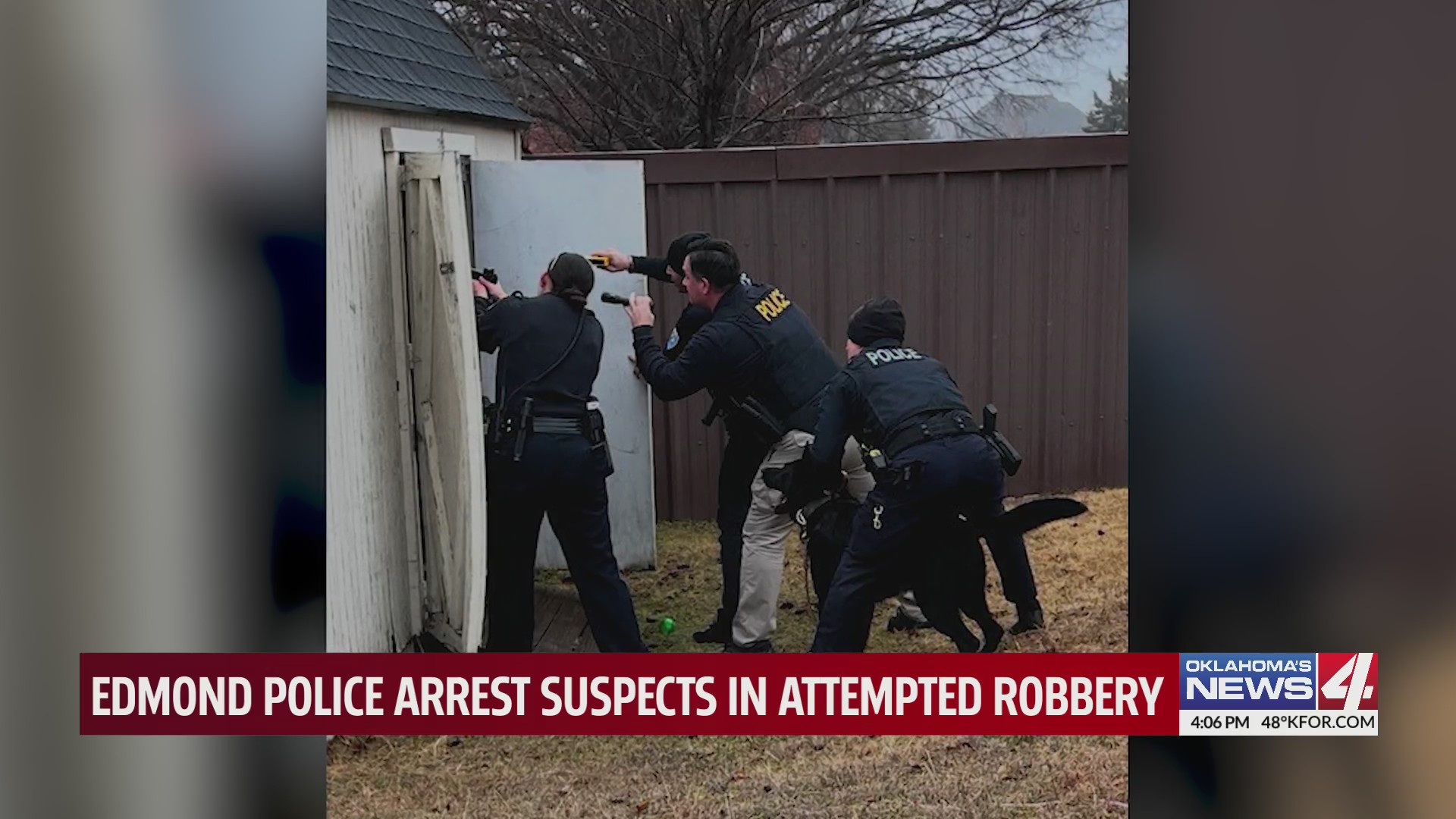 Edmond Police arrest suspects in attempted robbery