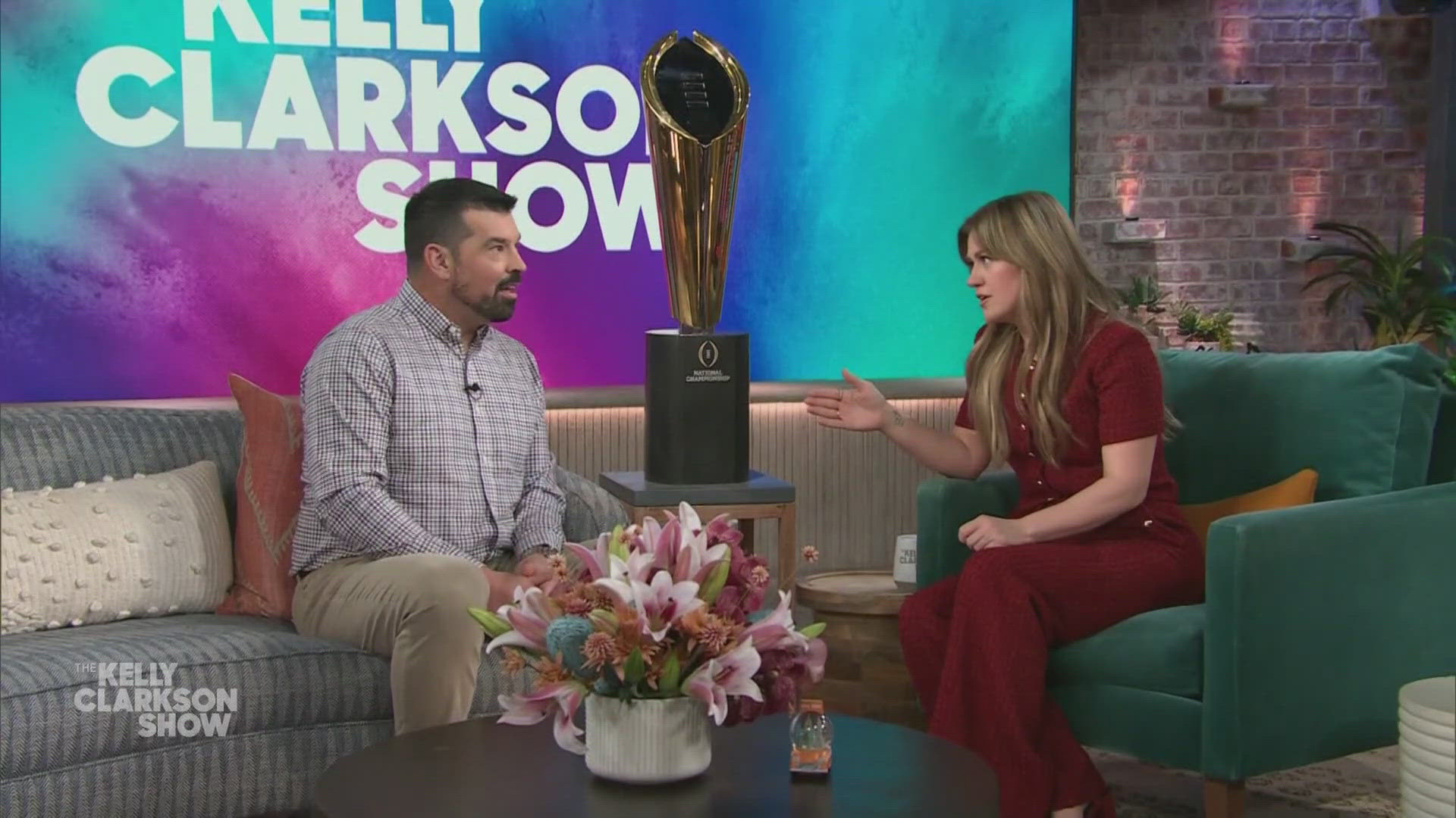 Ohio State's Ryan Day makes appearance on The Kelly Clarkson Show