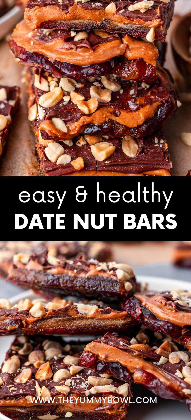 Date Bars (with Peanut Butter and Chocolate)