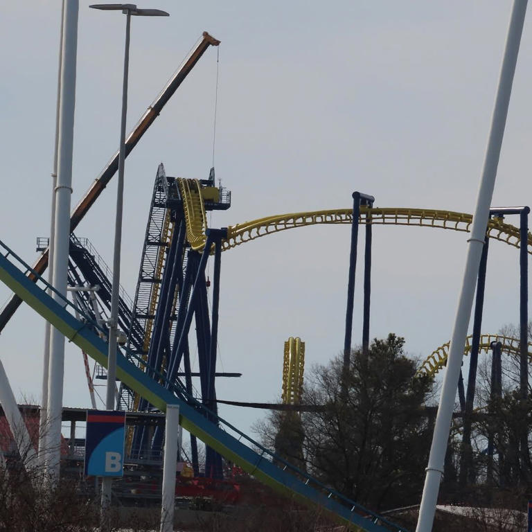 Photos: Iconic rides torn down at Carowinds amusement park