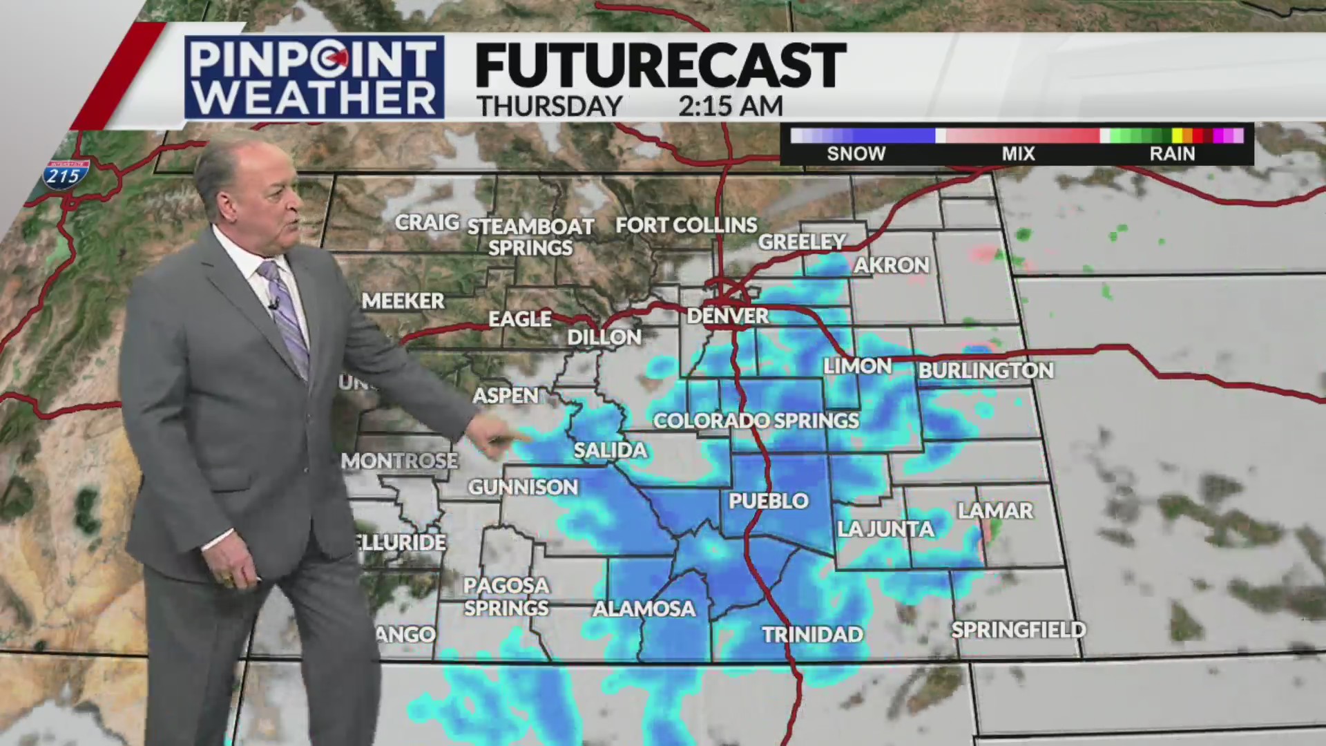 Denver weather: Pinpoint Weather Alert Day Thursday morning for light snow