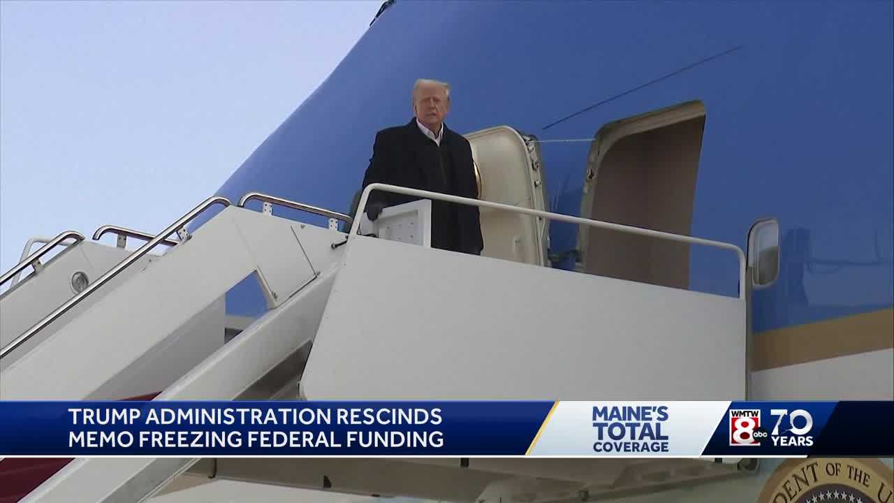 Maine officials react to the White House rescinding federal freeze memo