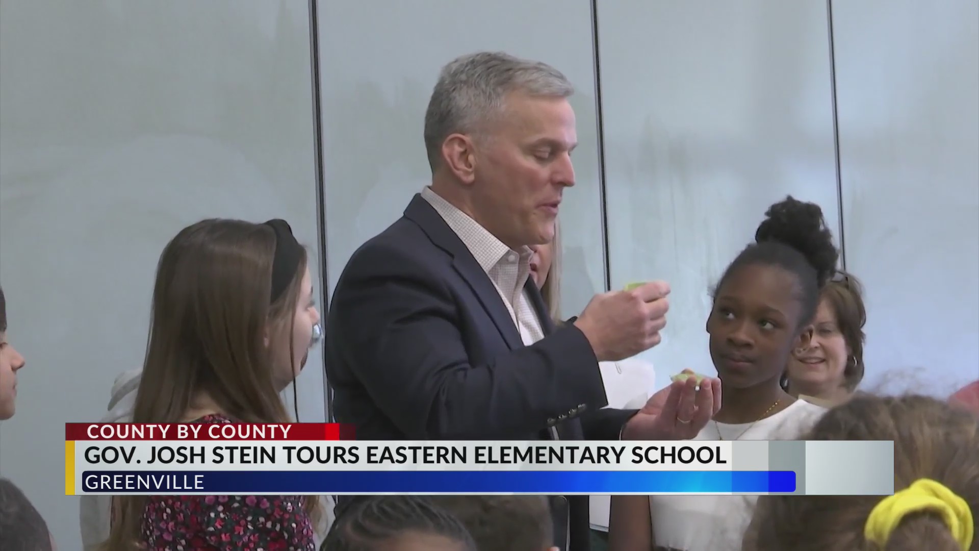 Governor Josh Stein visits Eastern Elementary School during wellness week