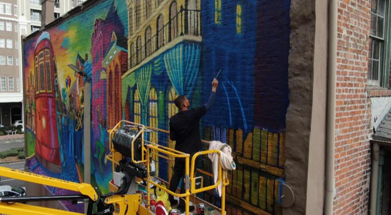 New murals transform Downtown New Orleans ahead of Super Bowl visitors