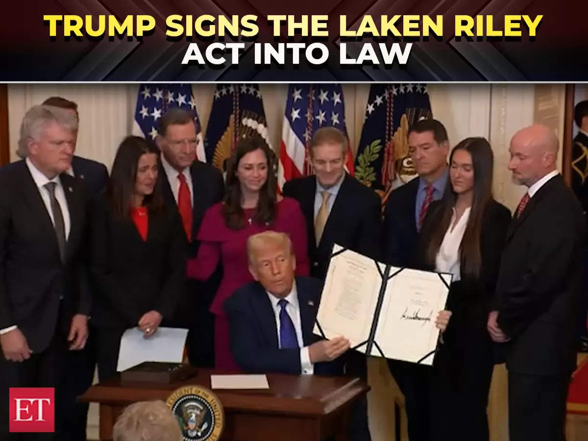 Trump signs the Laken Riley Act into law, the first bill of his second ...