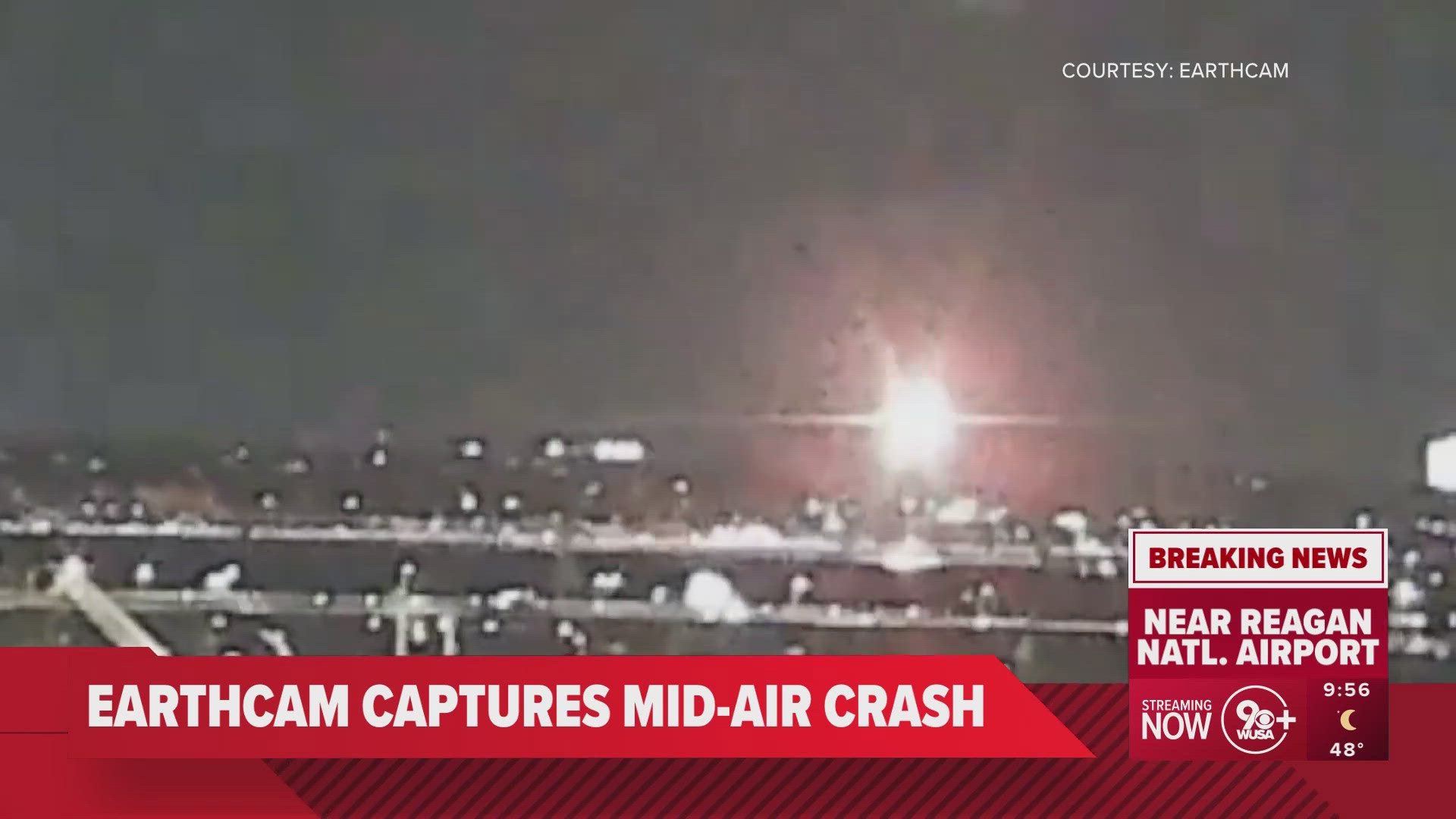 Video captures moment American Airlines flight collides with Black Hawk ...
