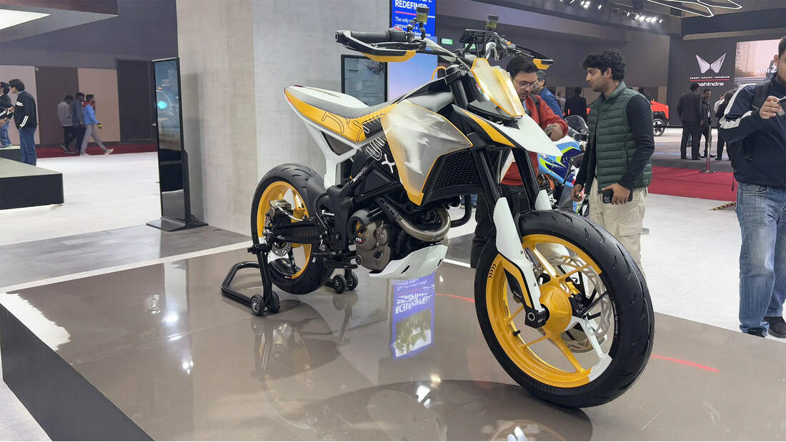 TVS RTS X Supermoto: Wird daraus eine BMW-Supermoto?