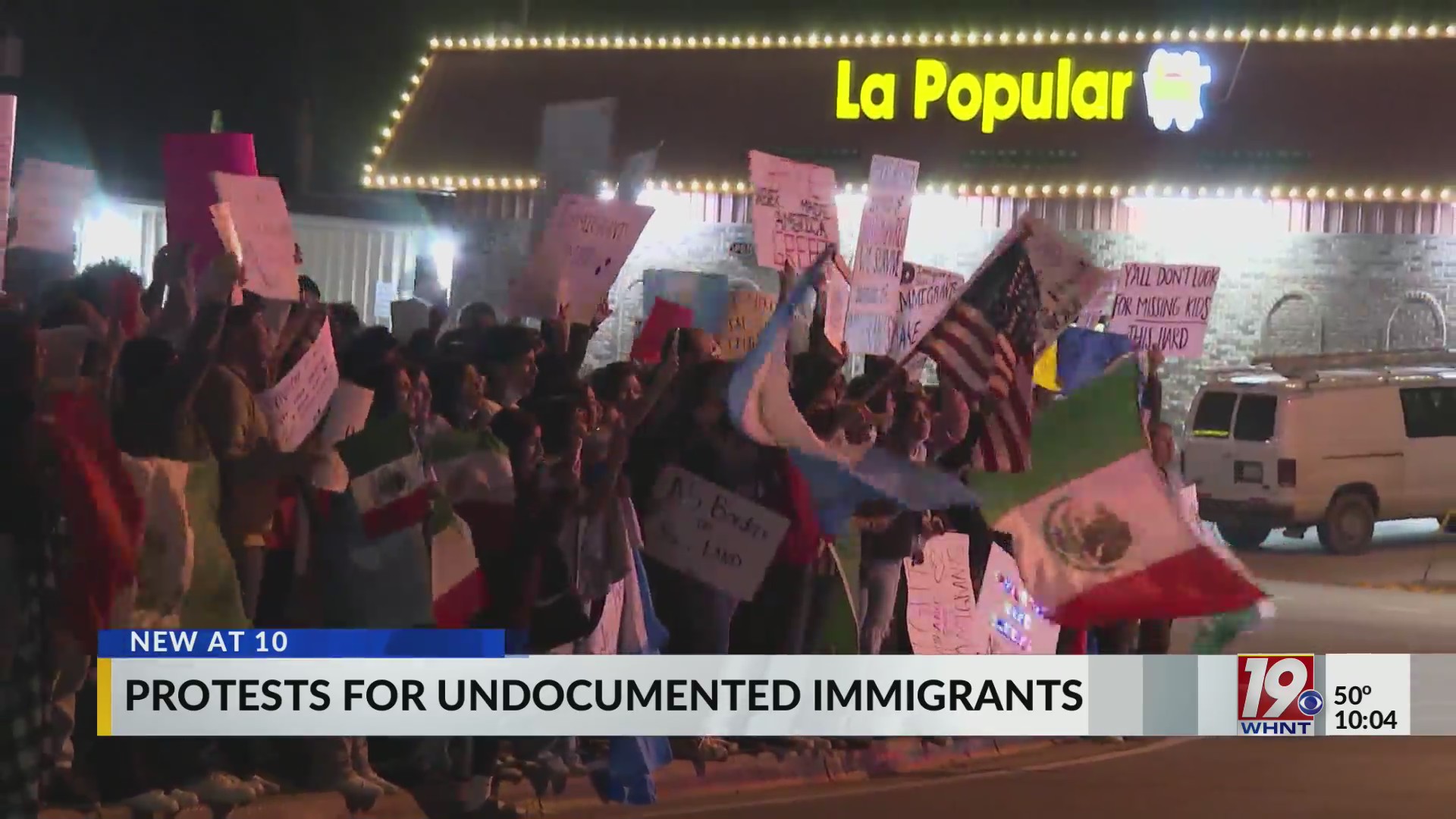 Protests For Undocumented Immigrants | January 29, 2025 | News 19 at 10 ...