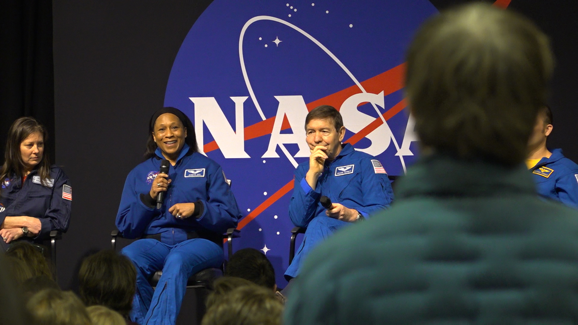 Recently returned NASA crew from the ISS discuss their research in space