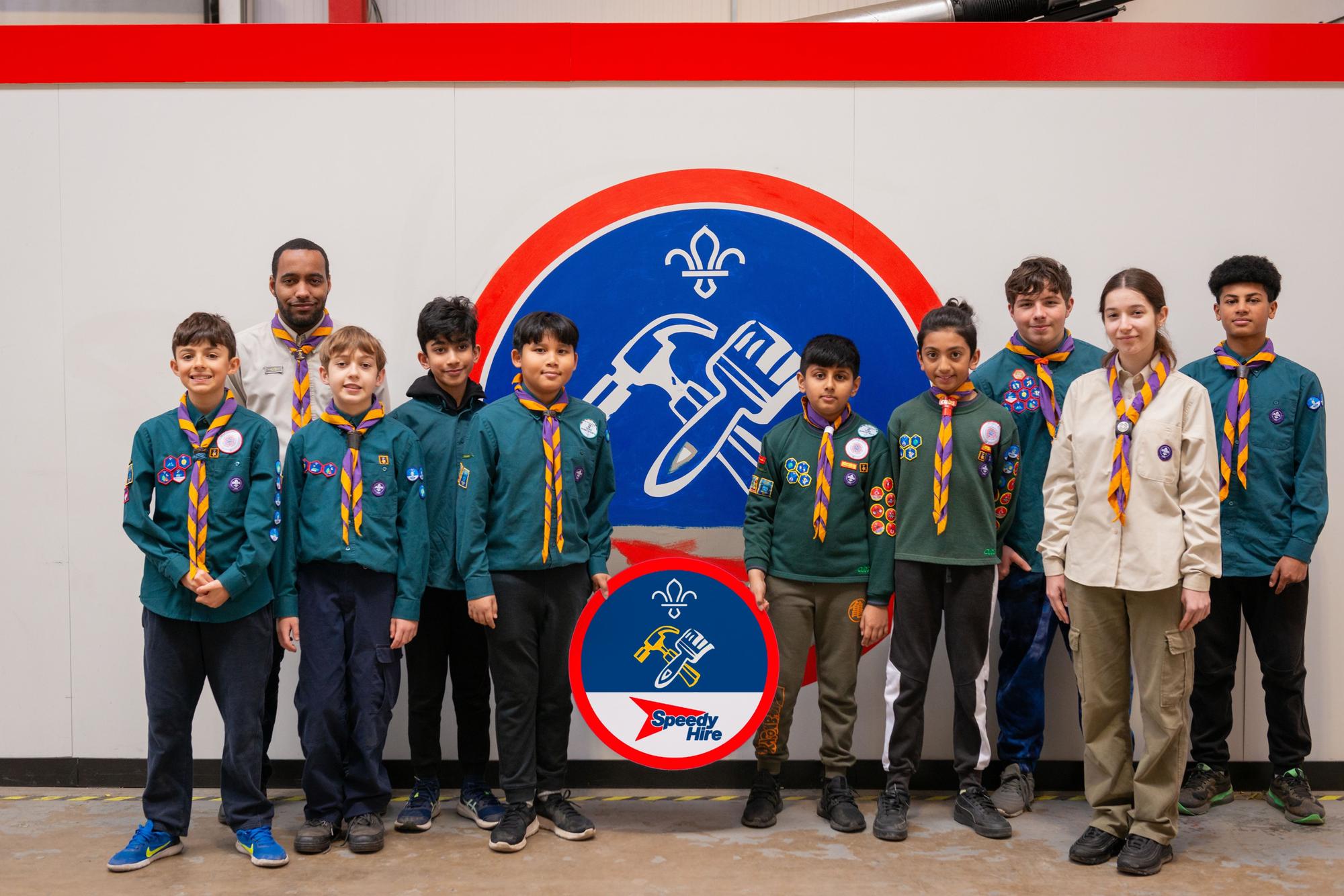 Scouts and Speedy Hire join forces to inspire the next generation of ...