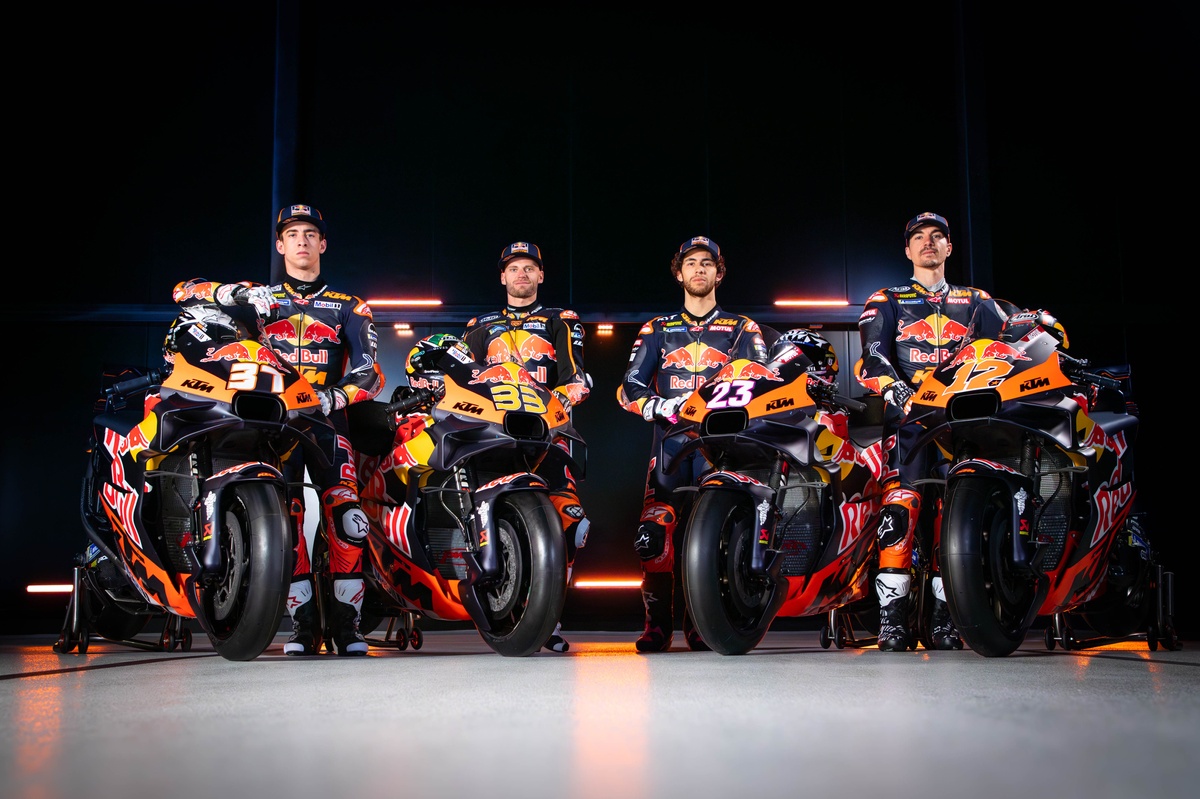 KTM and Tech3 unveil identical 2025 MotoGP liveries