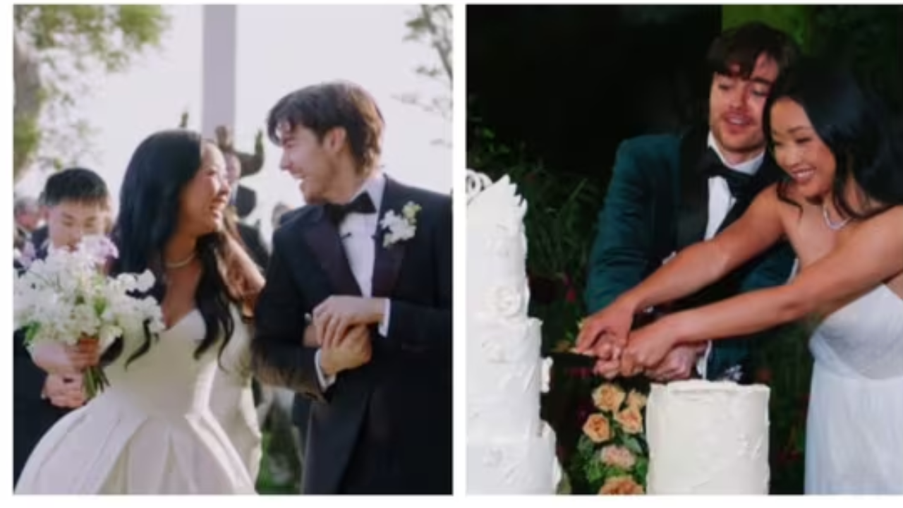 Lana Condor shares wedding video that looks straight out of a Rom-Com