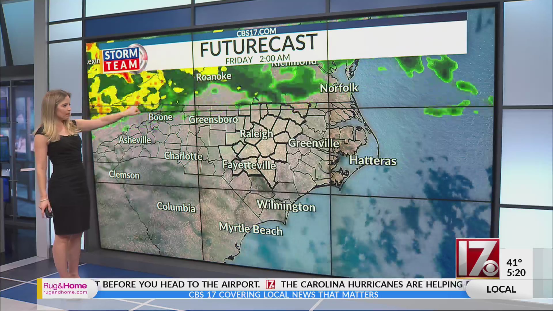 Another warm winter day before rain comes to central NC