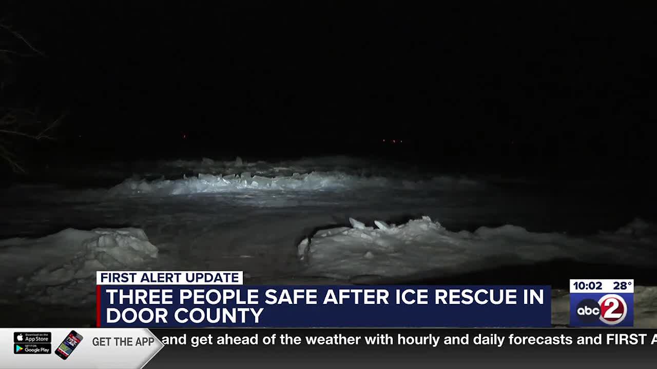 One person rescued after UTV goes into the ice near Nasewaupee
