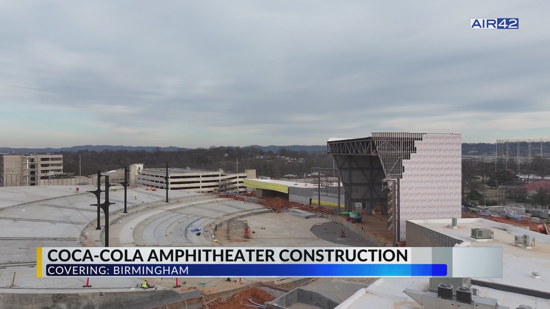 Coca Cola Amphitheater on track for opening shows this summer
