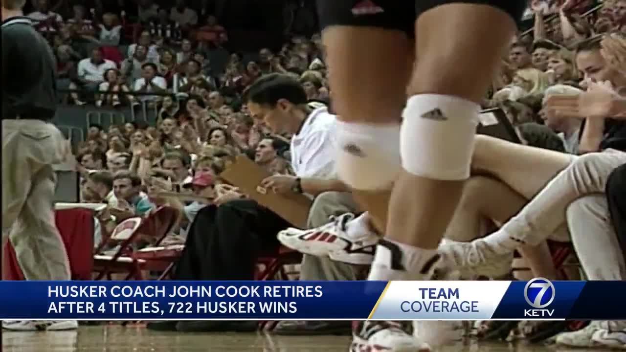 Nebraska volleyball coach John Cook is retiring after 25 seasons with ...