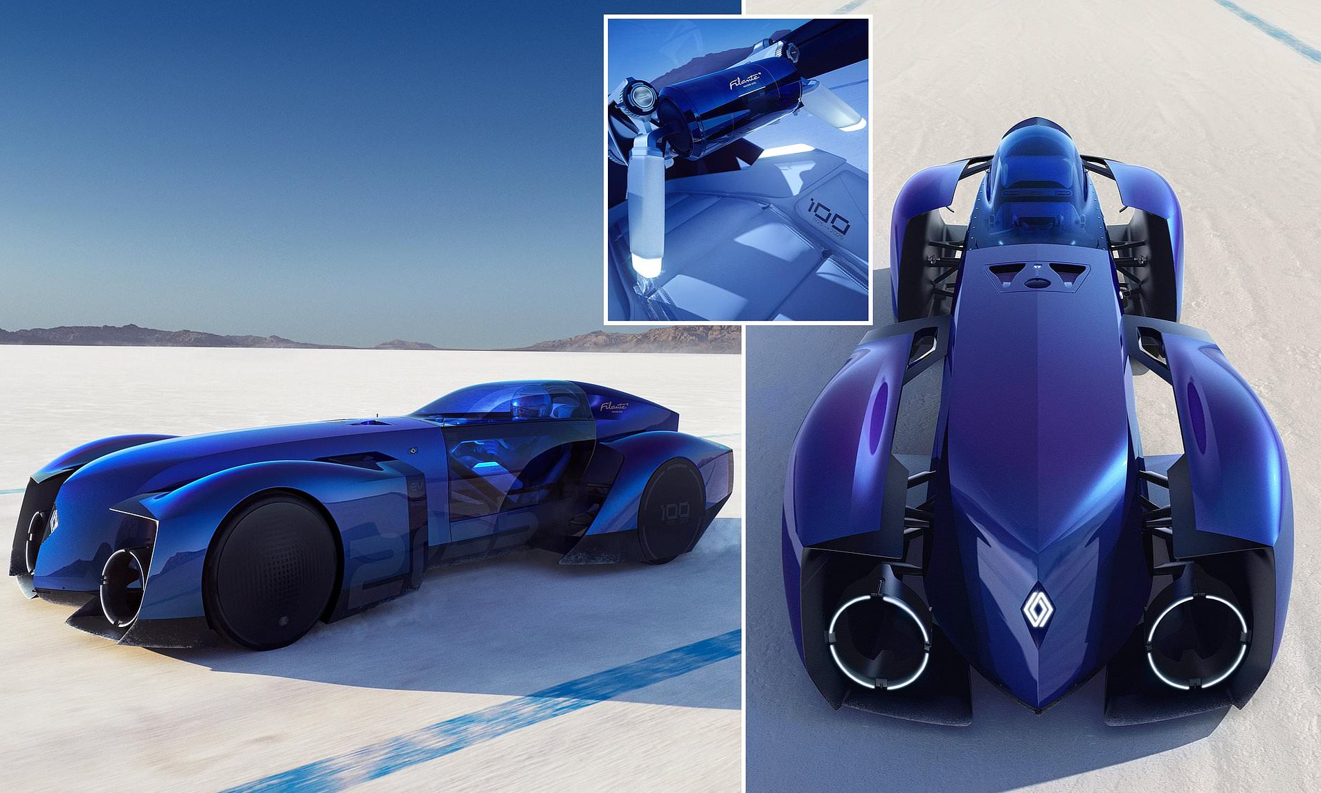 Renault takes inspiration from the Batmobile to create a one-off EV ...