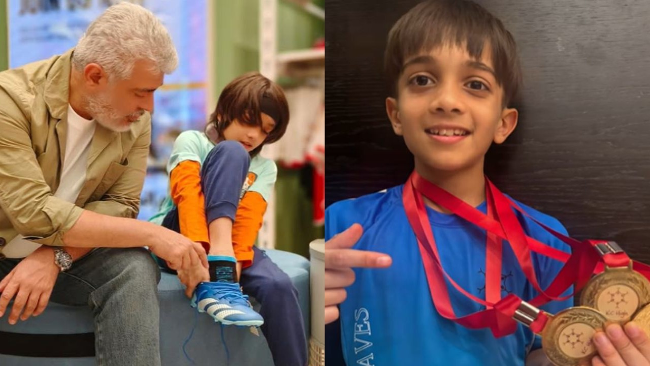 Watch: Ajith Kumar’s son Aadvik bags first position during school ...
