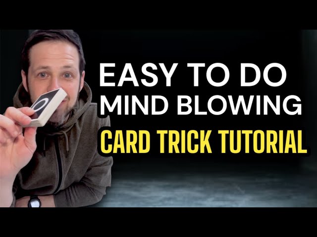 Mind Blowing Easy to do Card Trick (Tutorial) AMAZING trick with NO ...