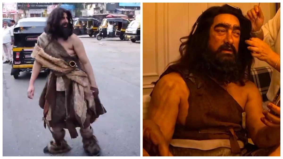 Aamir Khan Spotted In Caveman Getup In Mumbai Streets, Fans Say 'Lagta ...