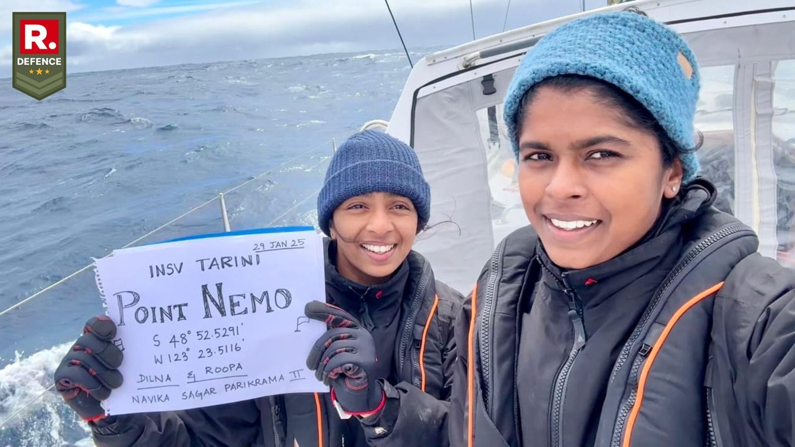 INSV Tarini Passes Through Earth’s Most Remote Location, Point Nemo ...