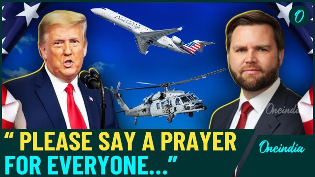Washington Plane Crash Kills Many: Trump And VP Vance React To Reagan ...
