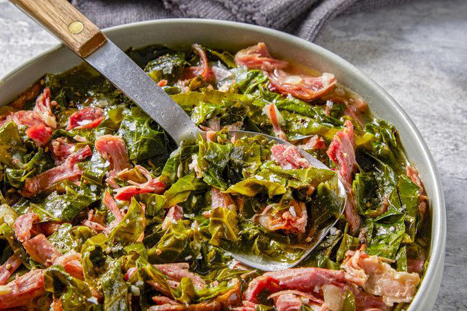 Collard Greens with Smoked Turkey