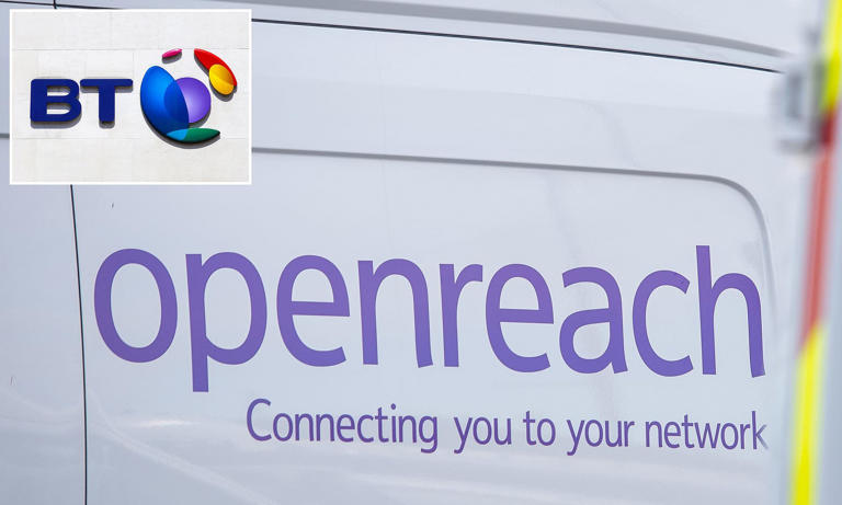 BT Group sales slip despite record full-fibre customer demand