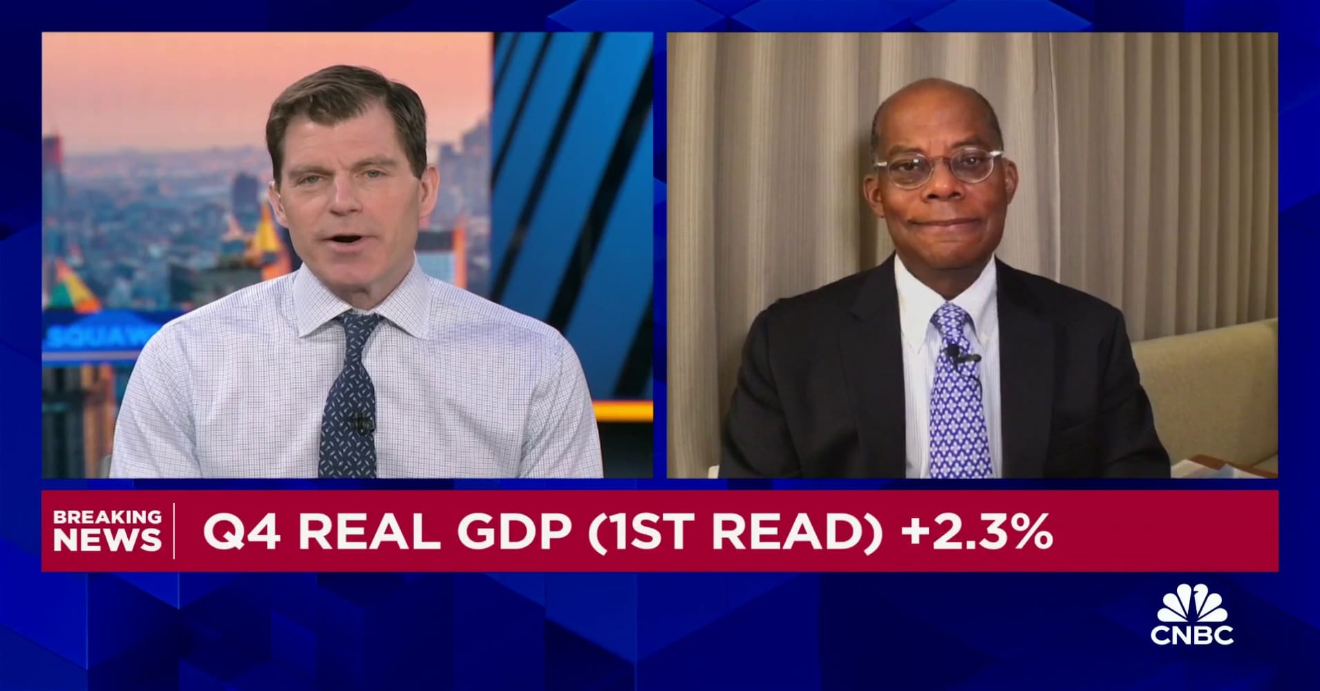 Today's Q4 GDP data reenforces the Fed's wait-and-see message, says ...