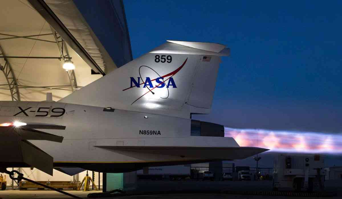 NASA prepares a revolutionary flight with the X-59 aircraft to break ...