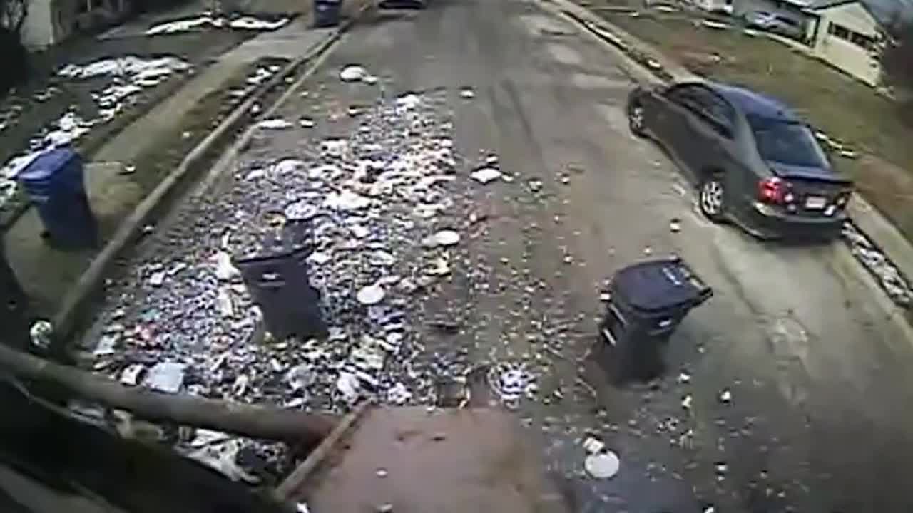 Whitehall garbage truck explosion