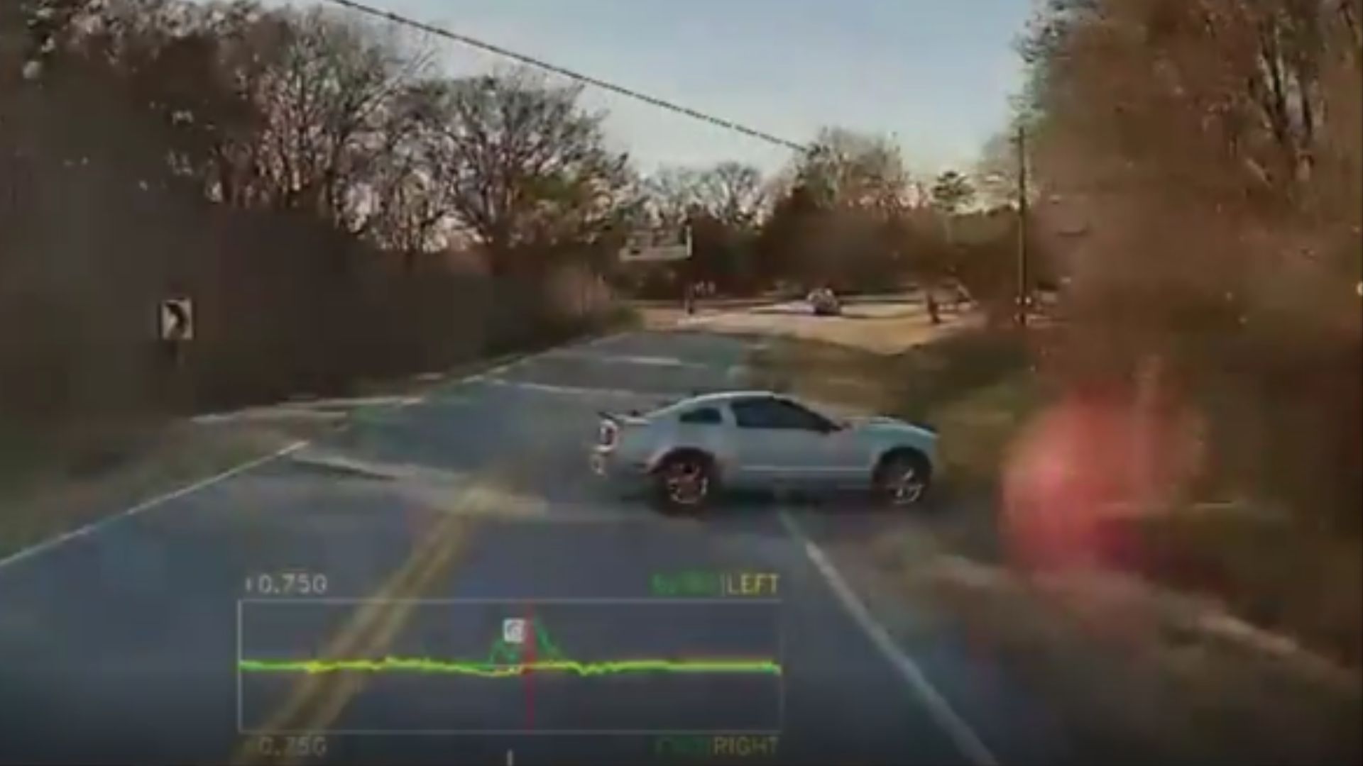 Ford Mustang Wrecks Trying To Beat Semi-Truck