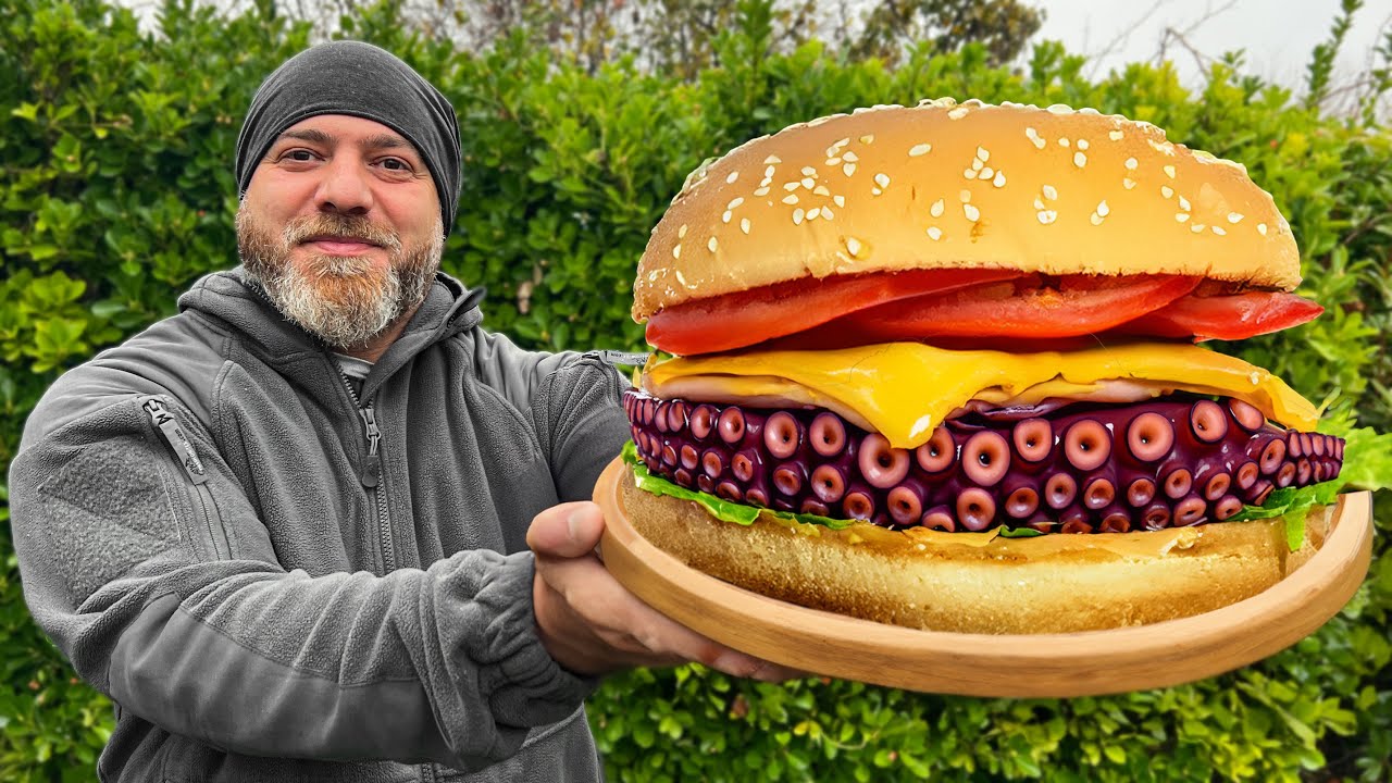 The Ultimate Octopus Burger – A Crazy Taste Experience!