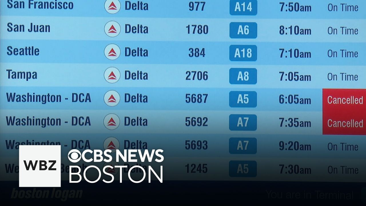 Boston flights to and from Reagan Airport cancelled after deadly crash