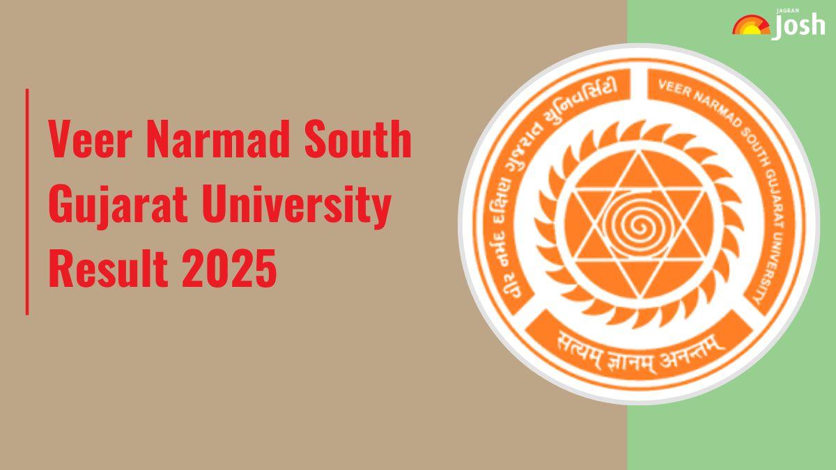 VNSGU Result 2025 OUT at vnsgu.ac.in, Direct Link to Download UG and PG ...