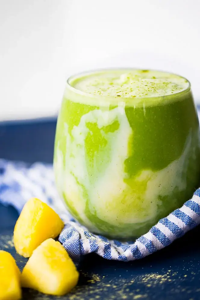 Pineapple Matcha Smoothie