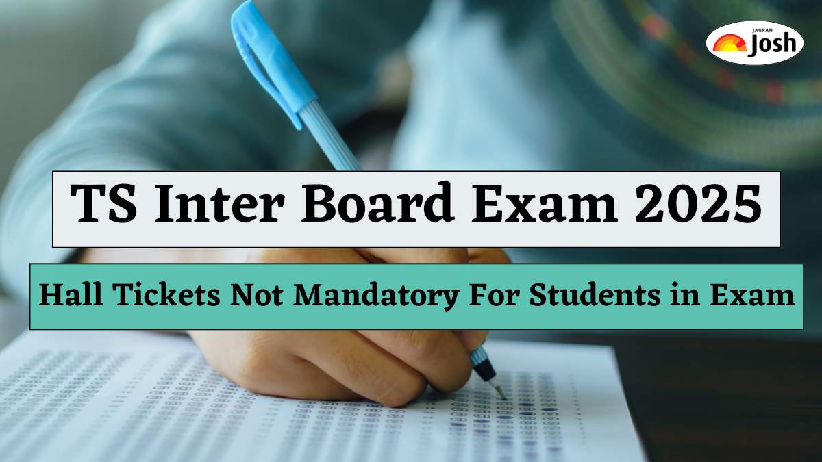TS Inter Board Exam 2025: Hall Tickets Not Mandatory For Students in ...