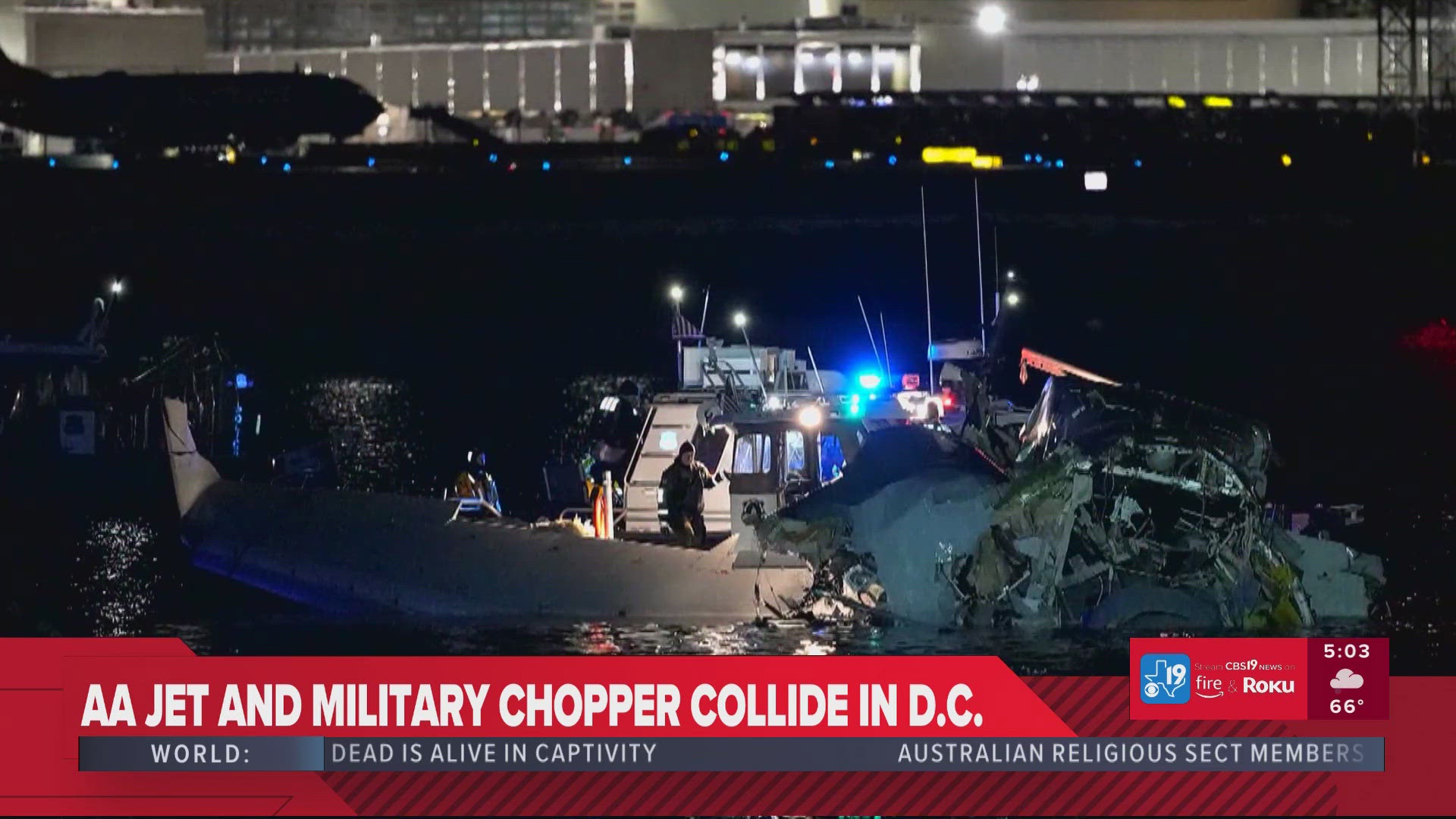 At least 19 dead after American Airlines plane collides with military ...