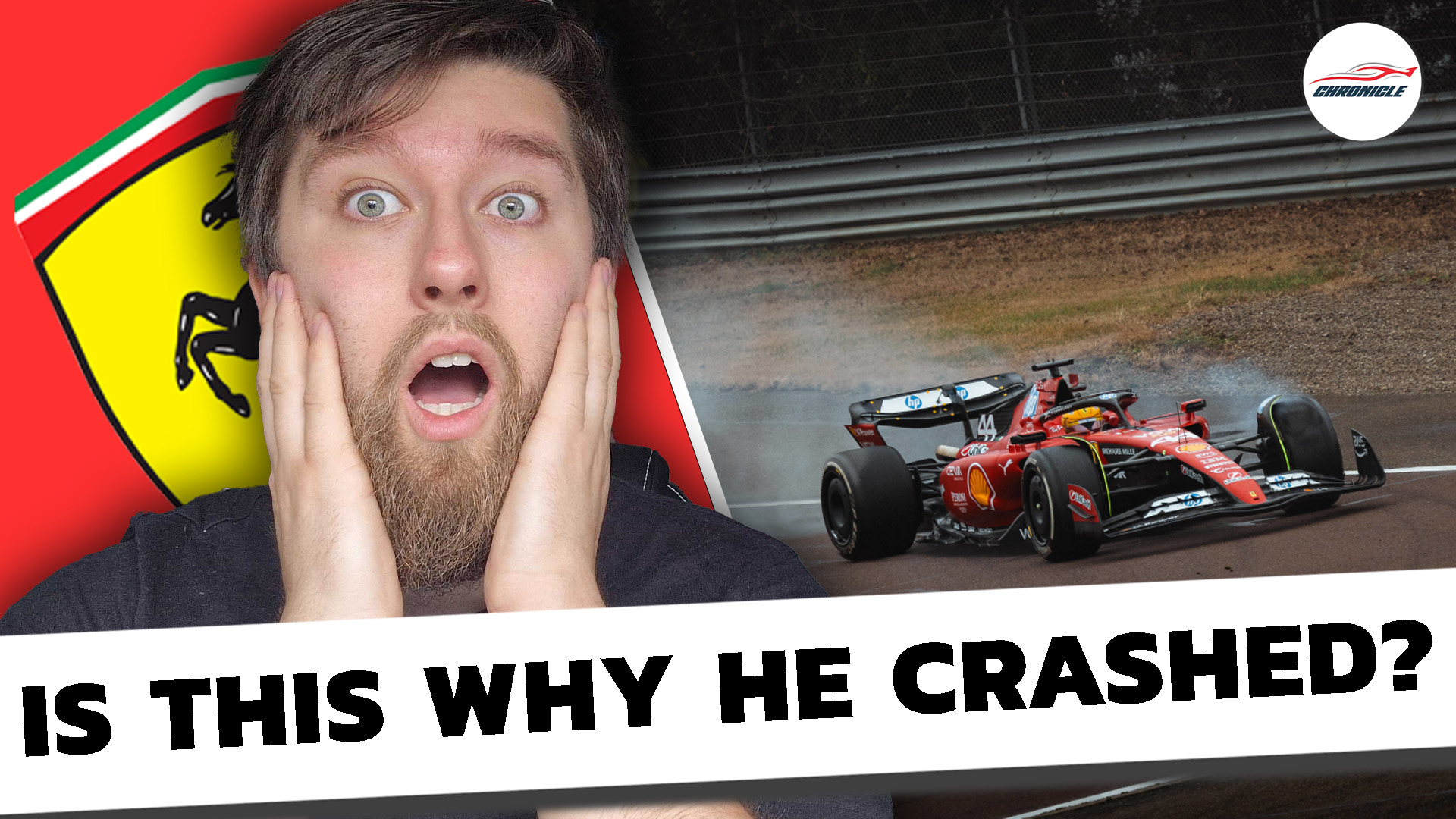 Cause of Hamilton's Ferrari F1 Testing Crash Revealed