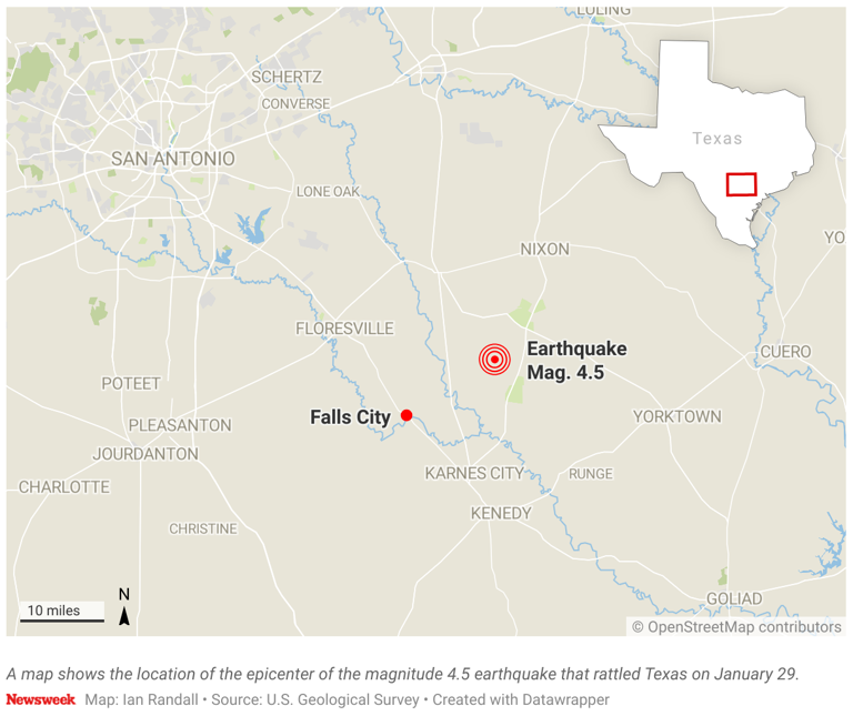 Earthquake Hit Texas Near San Antonio, Says USGS