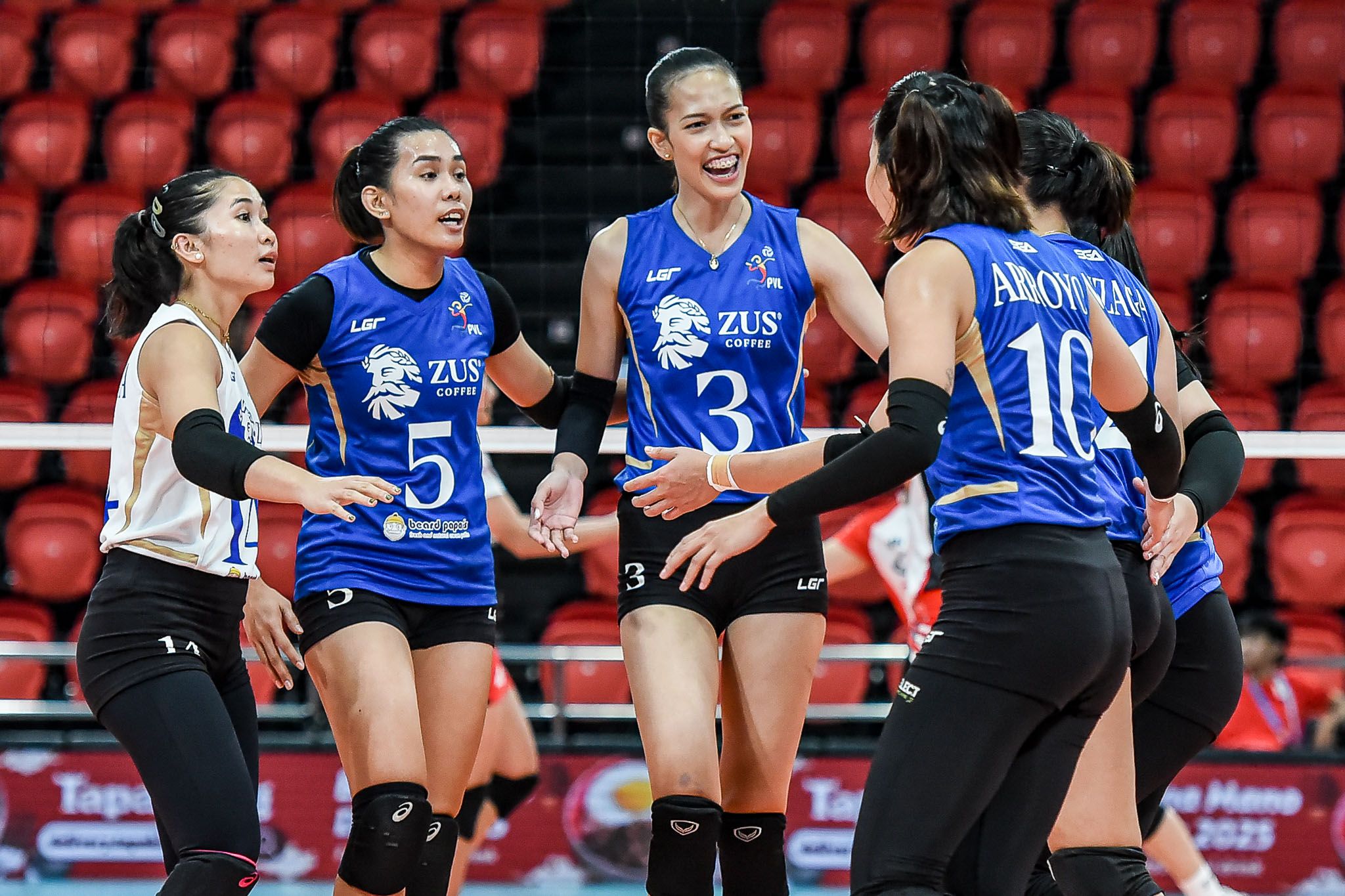 PVL: Zus Coffee catches big fish in Chery Tiggo, scores back-to-back wins