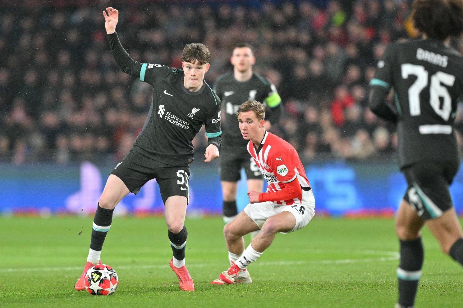 James McConnell from Northumberland makes his Champions League debut ...