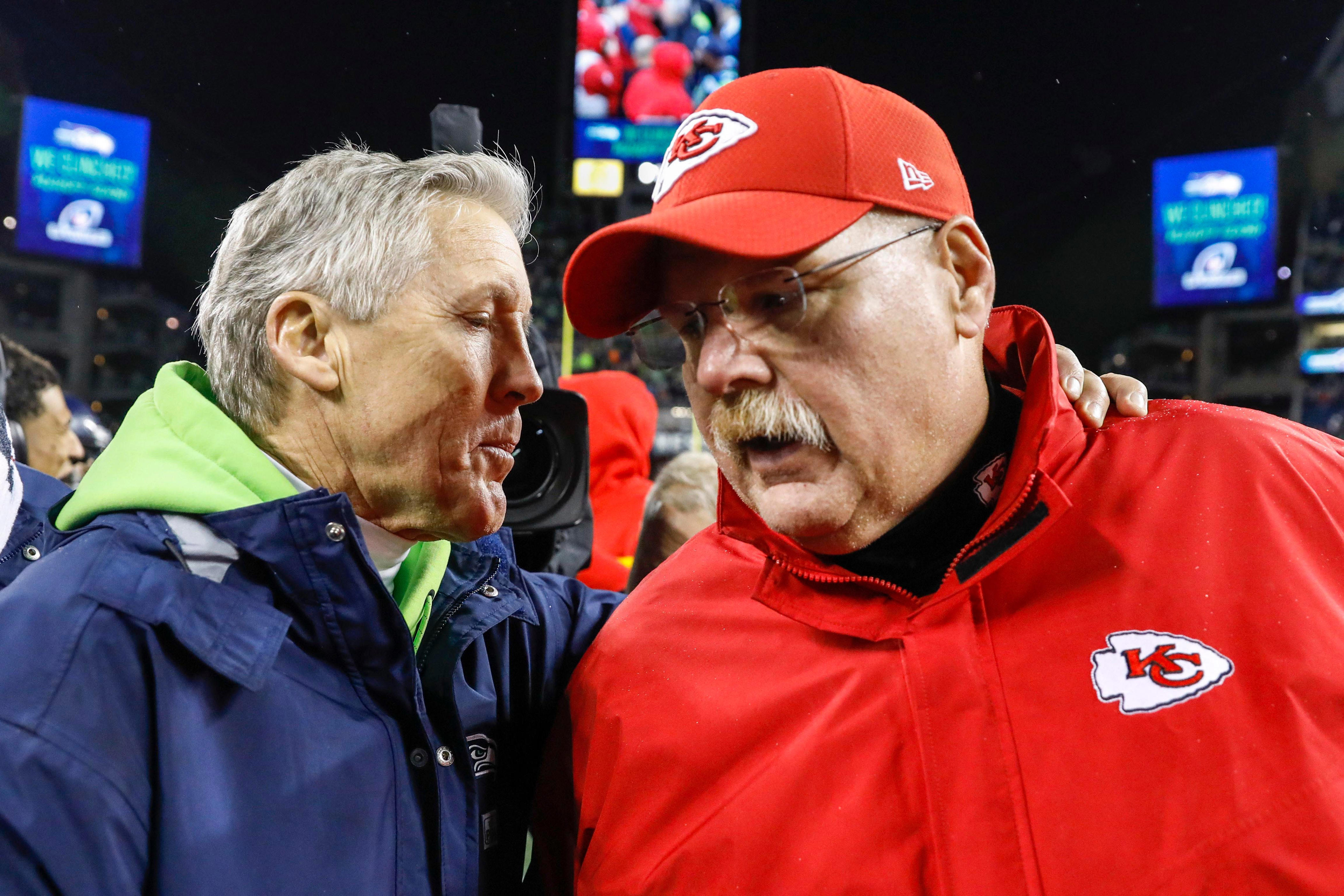 Pete Carroll versus Andy Reid twice a year will spice up AFC West