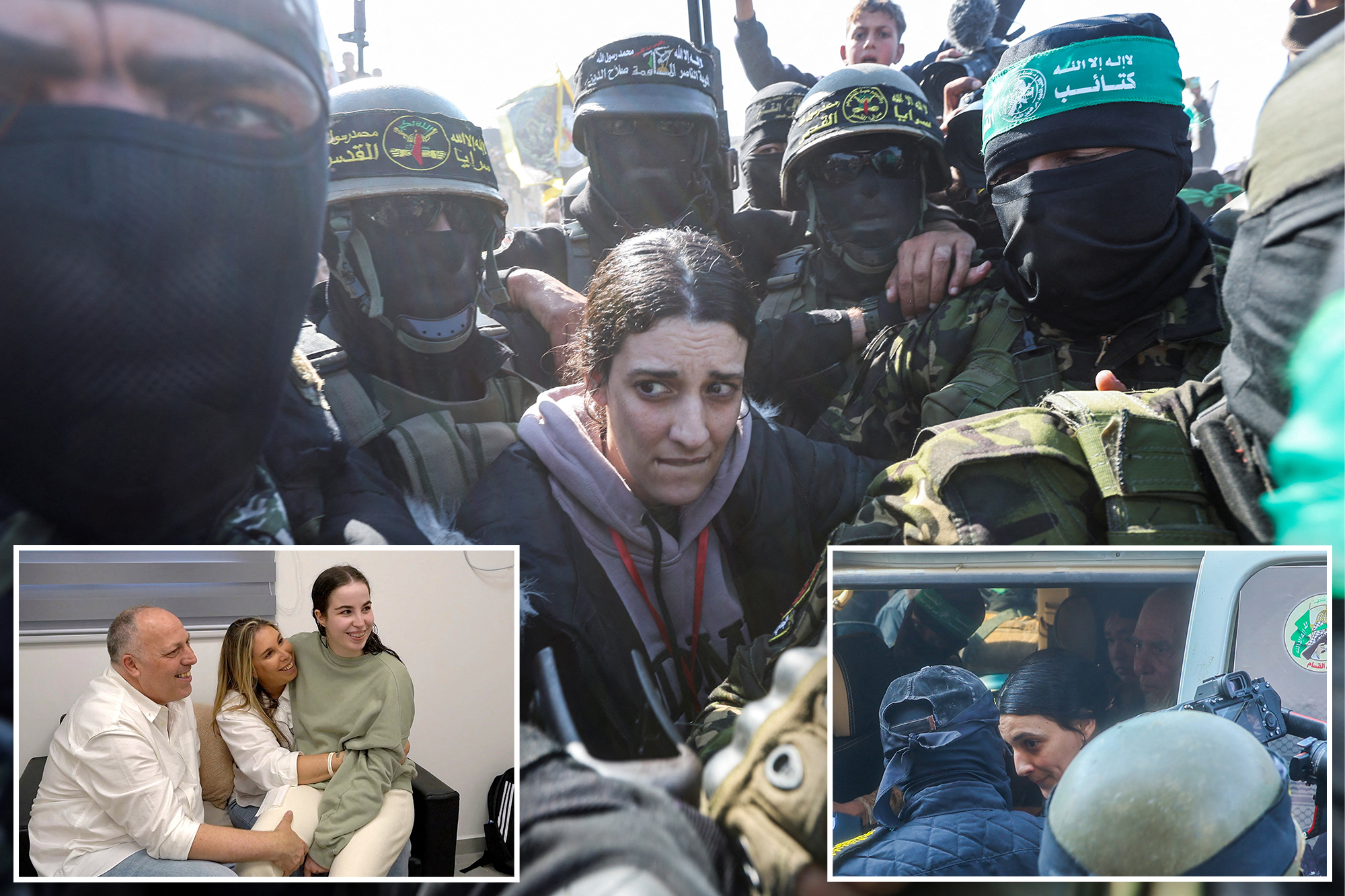 3 Israeli hostages, 5 Thai nationals freed as part of cease-fire after ...