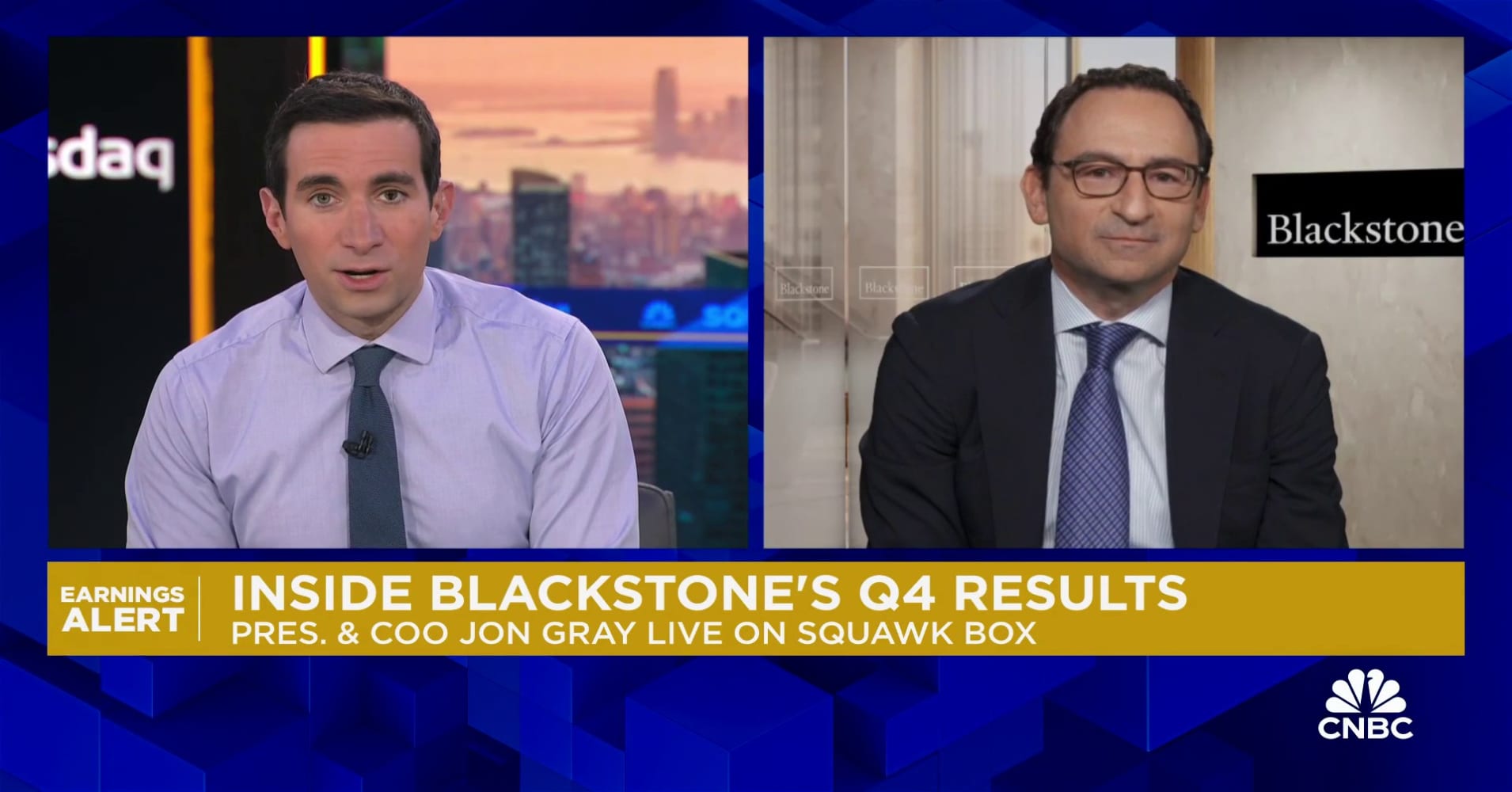 Blackstone President Jon Gray: Q4 results 'one of the best in our 40 ...