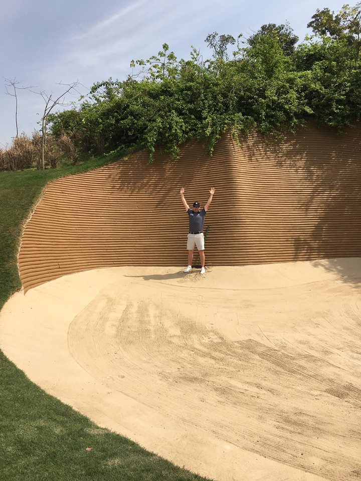 Why are the crazy bunkers at DLF Golf & Country Club so deep?