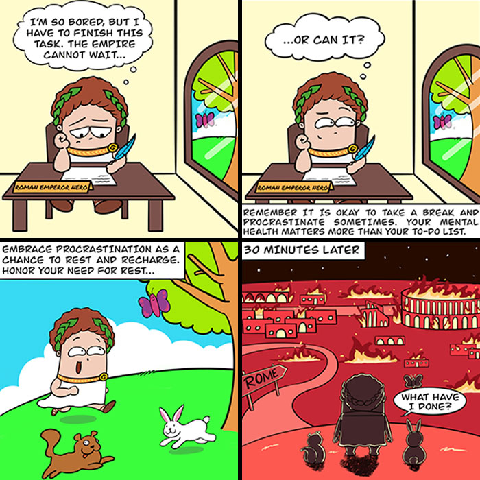 I Made 7 Comics Featuring Historical Characters In Modern Struggles